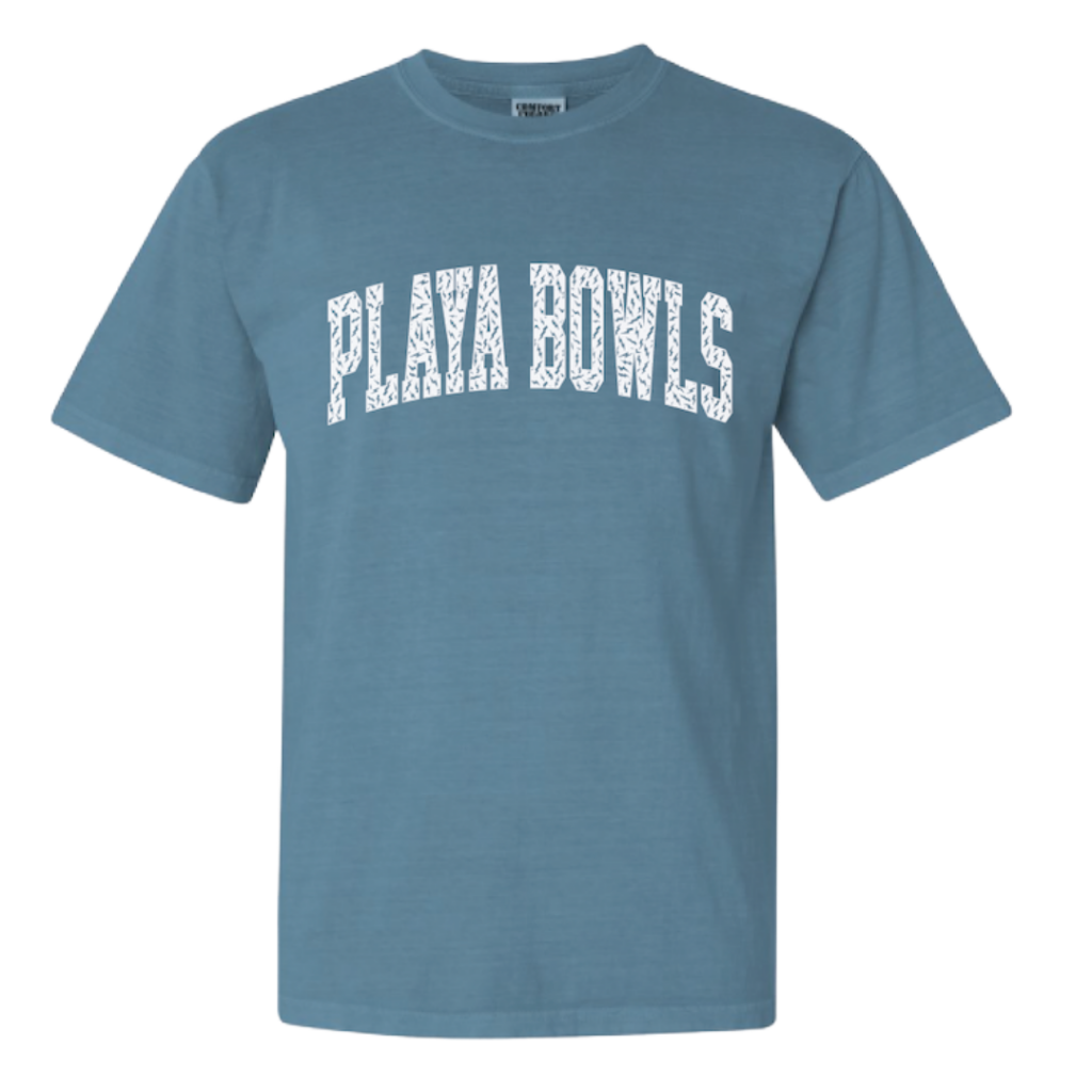 Stacked Palms Hooded Tee - Playa Bowls